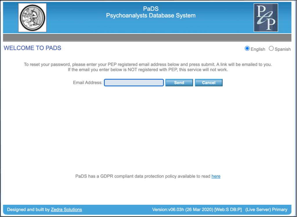  How Do I Retrieve My Username And Reset My Password On PaDS 