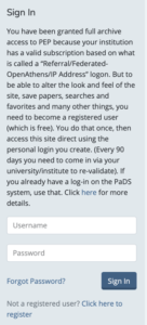 » Welcome to PEP-Web!